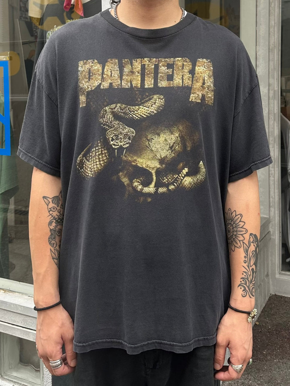00's PANTERA「Rattlesnake Skull Trendkill」バンドTシャツ – FUJI STORE